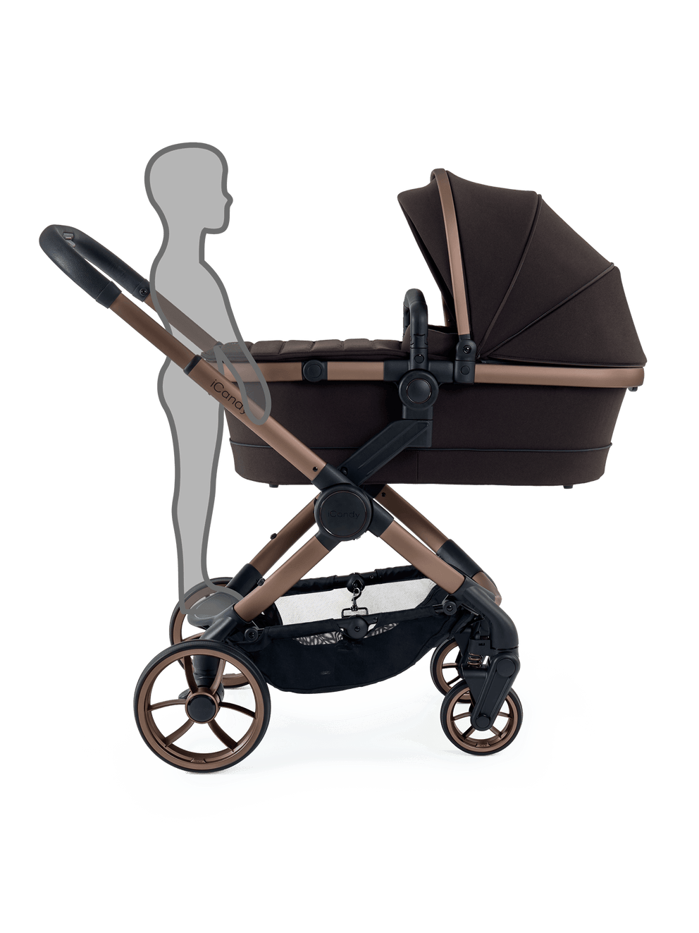 Peach 7 Pecan Pushchair & Carrycot - Complete Bundle | iCandy Luxury ...