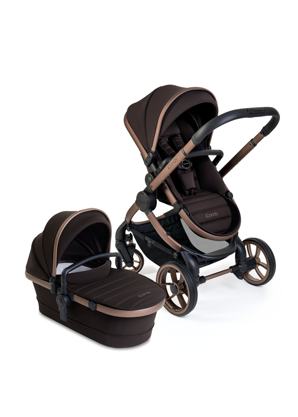 iCandy Peach 7 Pecan Pushchair & Carrycot | Luxury Baby Travel System ...