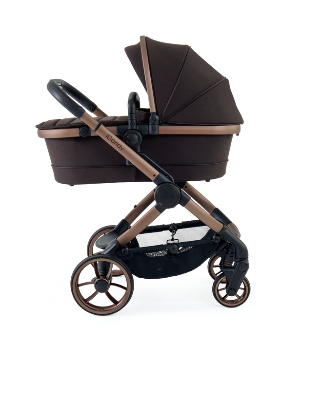 Peach 7 Pecan Pushchair & Carrycot - Complete Car Seat Bundle | iCandy ...