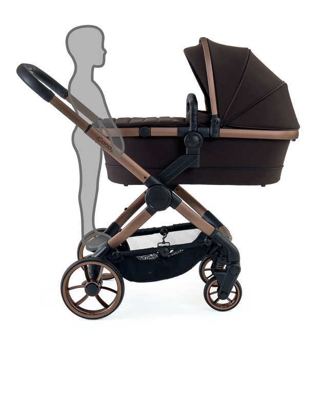 Peach 7 Pecan Pushchair & Carrycot - Complete Car Seat Bundle | iCandy ...