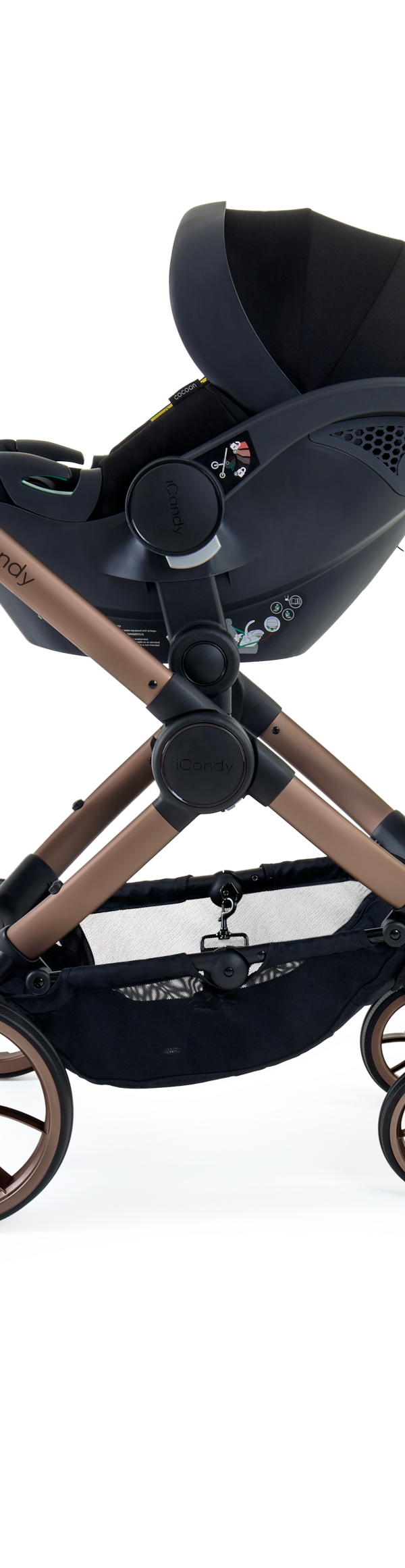 Peach 7 Pecan Pushchair & Carrycot - Complete Car Seat Bundle | iCandy ...