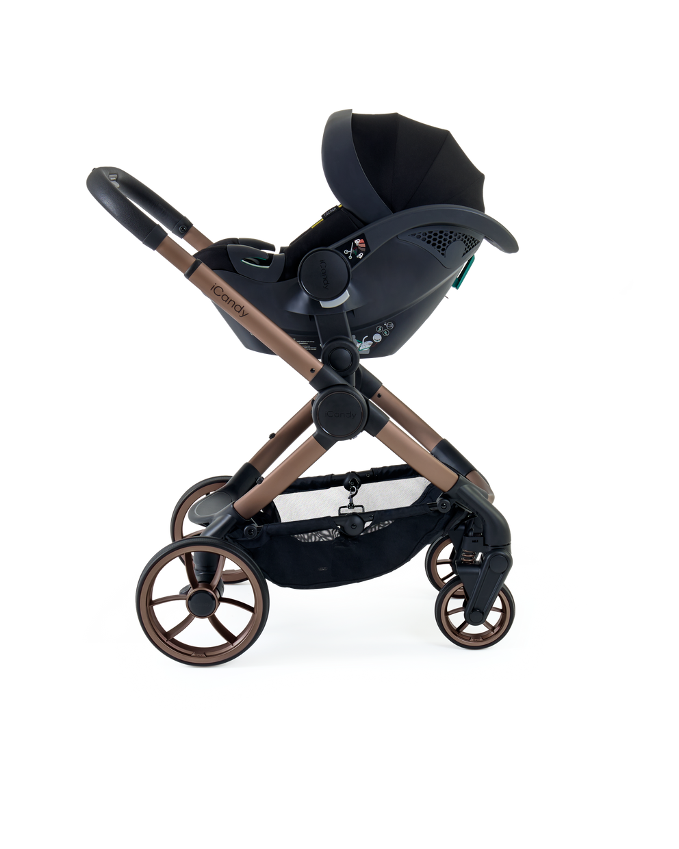 Peach 7 Pecan Pushchair & Carrycot - Complete Car Seat Bundle | iCandy ...