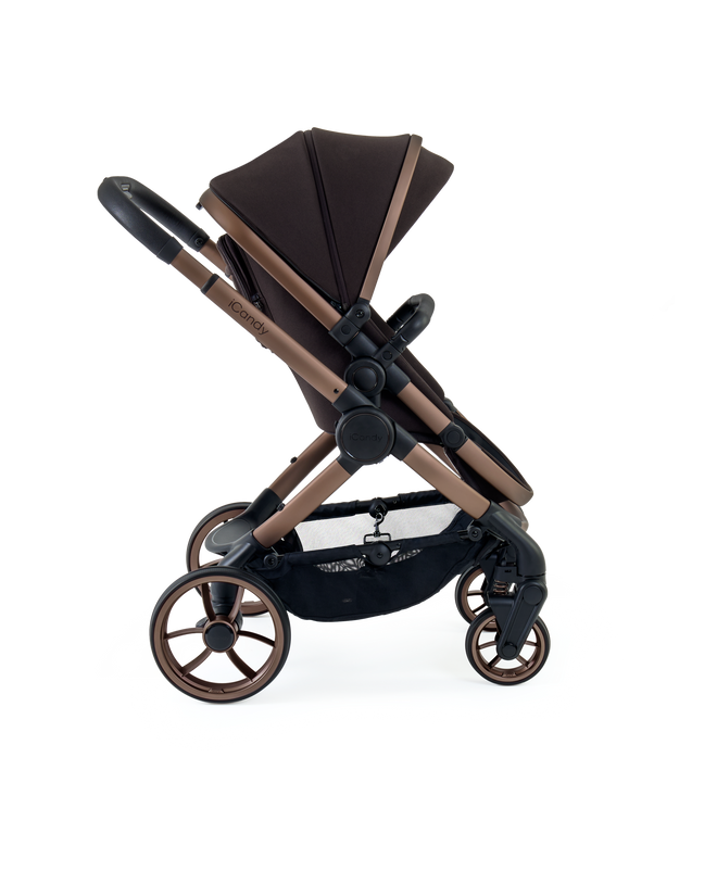 Peach 7 Pecan Pushchair & Carrycot - Complete Car Seat Bundle | iCandy ...
