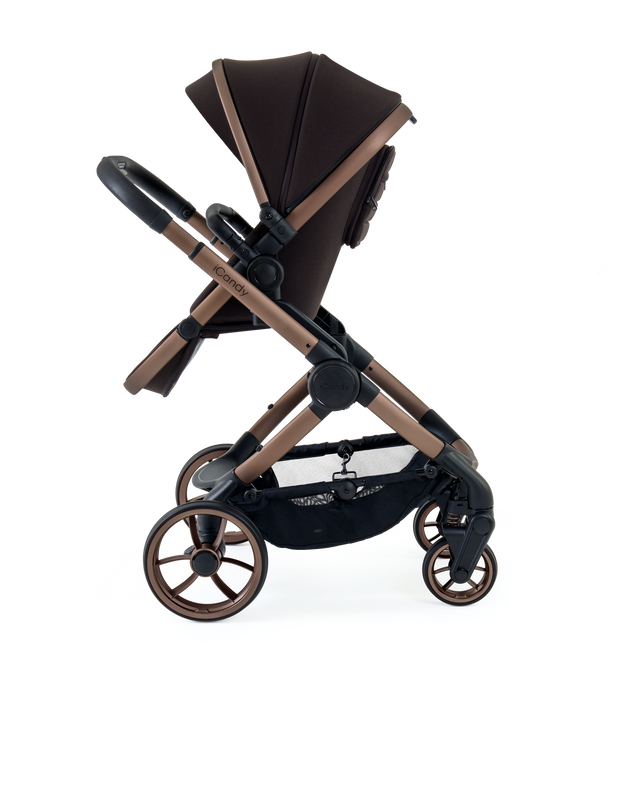 Peach 7 Pecan Pushchair & Carrycot - Complete Car Seat Bundle | iCandy ...