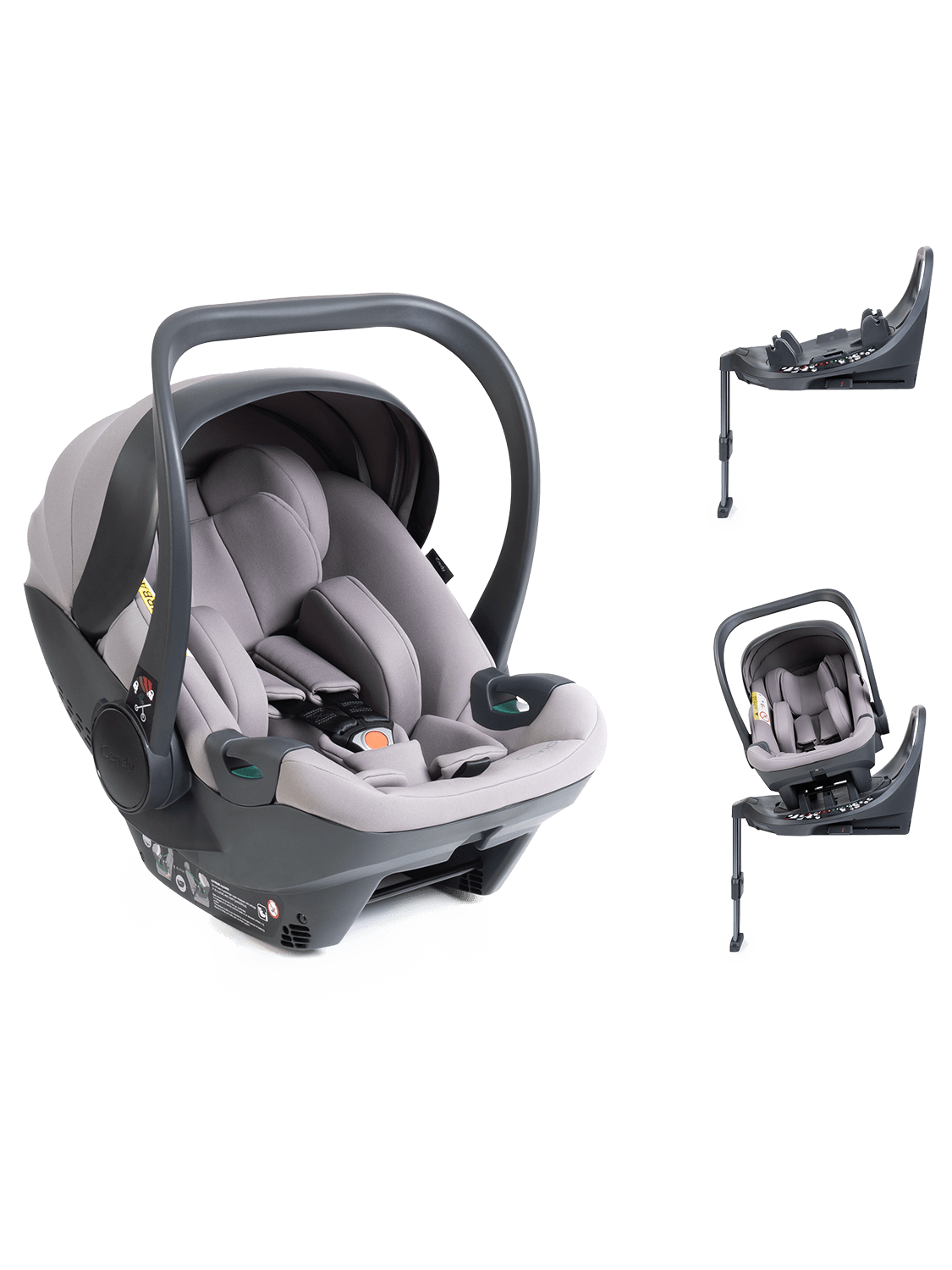 iCandy Cocoon 360 Storm Grey Car Seat & ISOFIX Base – iCandy World