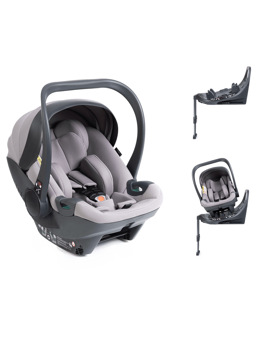 iCandy Cocoon 360 Storm Grey Car Seat & ISOFIX Base – iCandy World