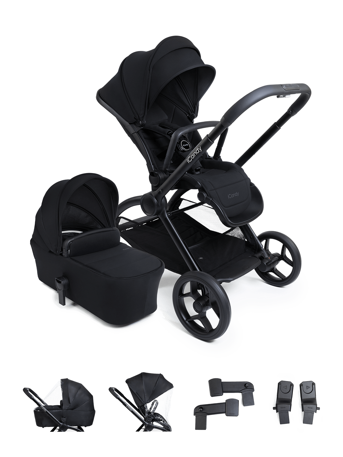 iCandy Core 2 Black Pushchair & Carrycot | Premium From Birth – iCandy ...