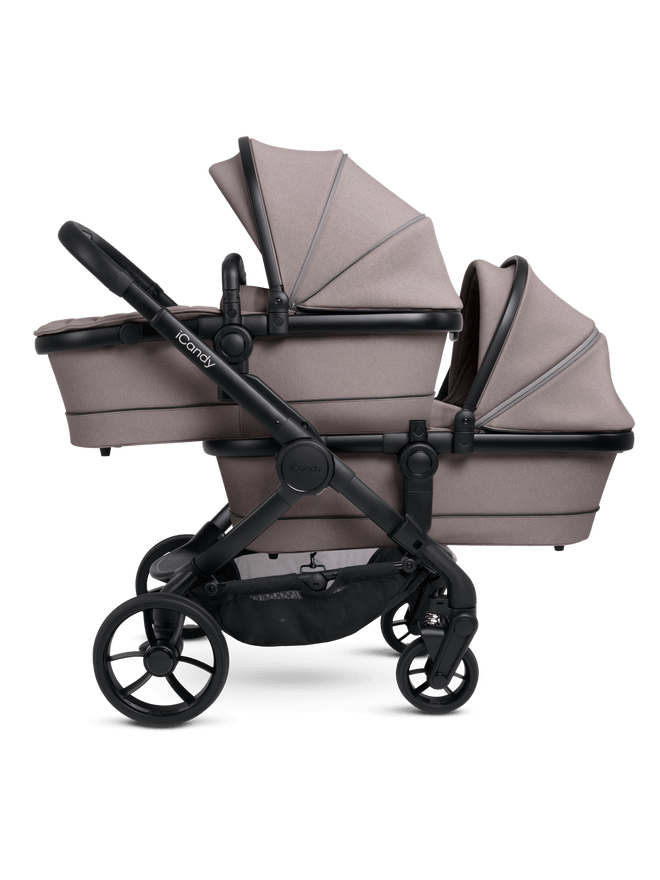 iCandy Peach 7 Porcini | Pushchair & Carrycot Bundle - Twin – iCandy World