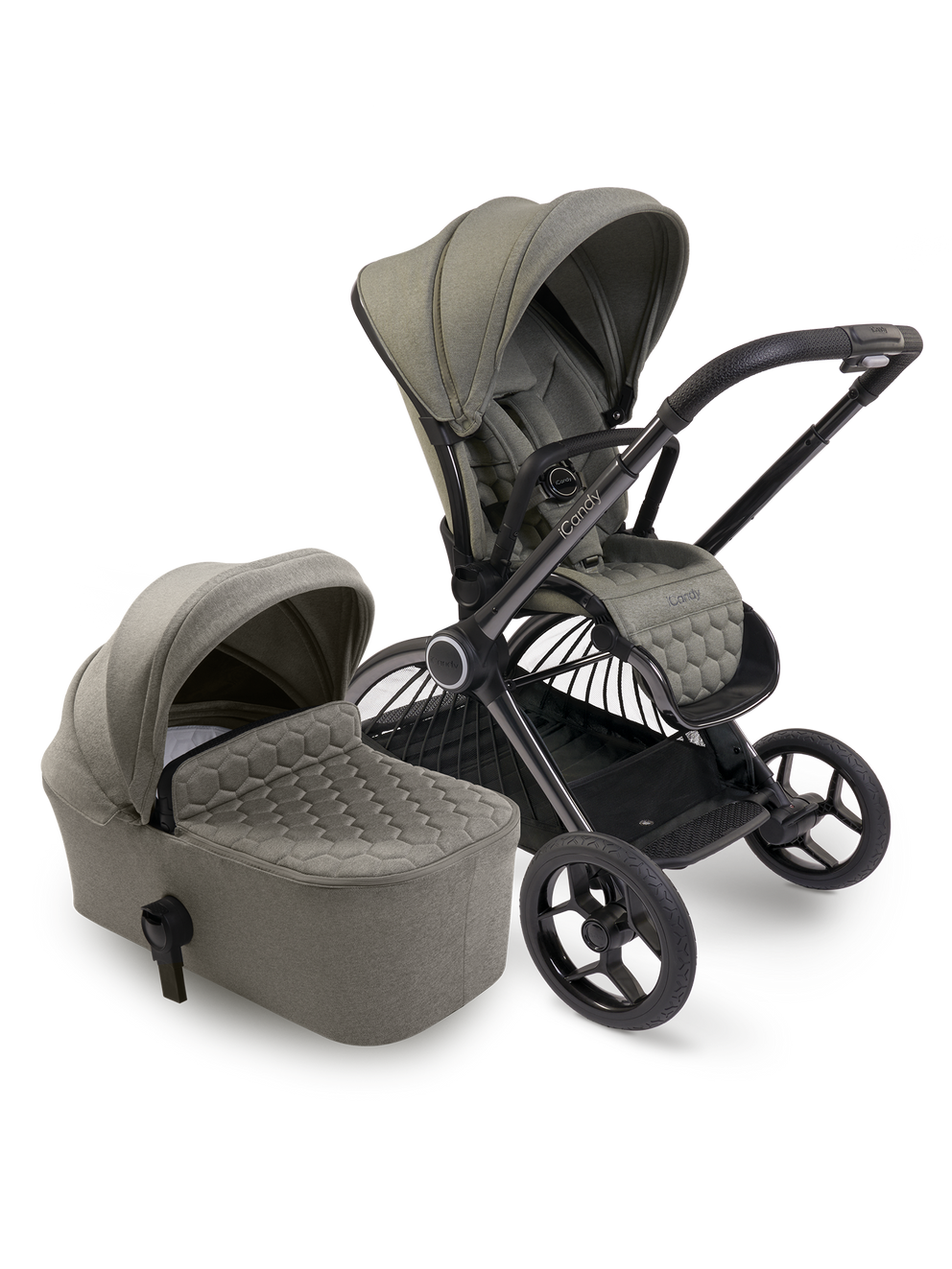 Core Single Pushchair & Carrycot in Light Moss - iCandy – iCandy World
