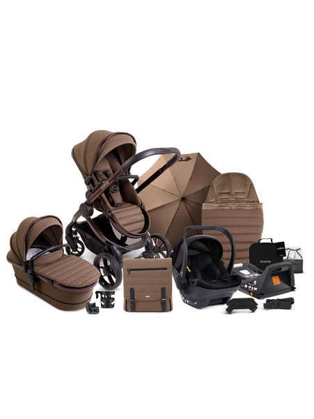 iCandy Peach 7 Pushchair and Carrycot Complete Car Seat Bundle | Coco ...